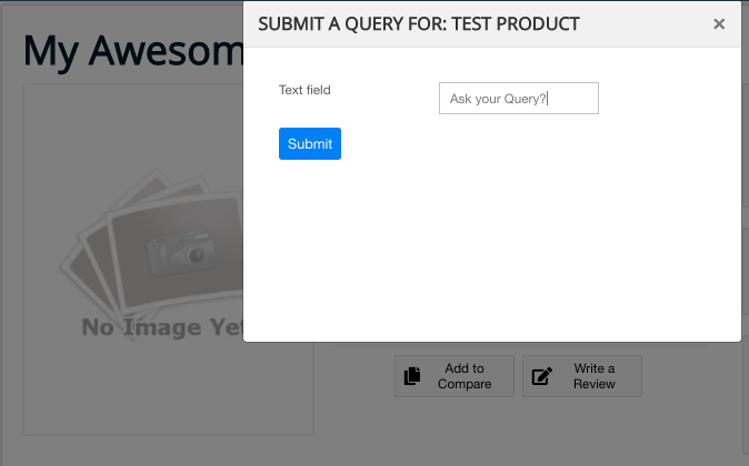 Query form Fields | Learn Sellacious